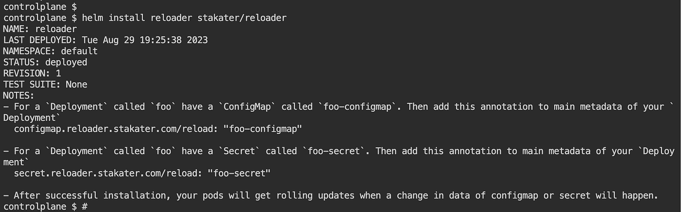 ConfigMap and Secret Data Reloading Made Simple with Reloader 🔄 - Blog by Saifeddine Rajhi